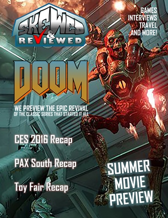 DOOM To Grace Our March 2016 Magazine Cover - Skewed 'n Reviewed