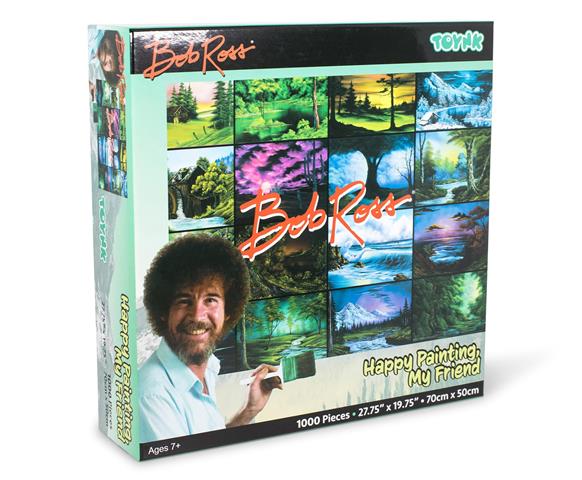 TOYNK Reveals Bob Ross Puzzles - Skewed 'n Reviewed